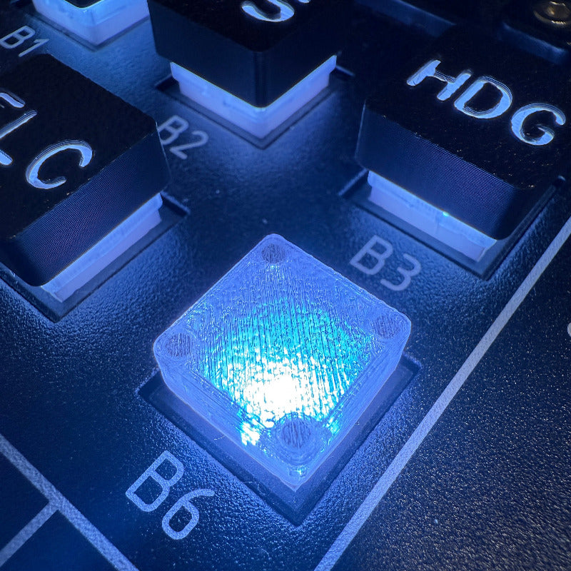 Quick-Swap Button Caps for Virpil Throttles & Panels – BlueShift Designs